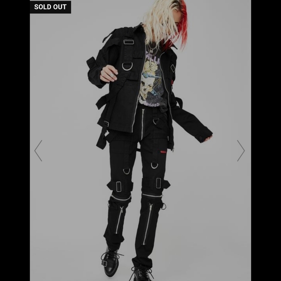 Tripp nyc | Jackets & Coats | Tripp Nyc Super Strap Jacket 9s Goth Punk ...
